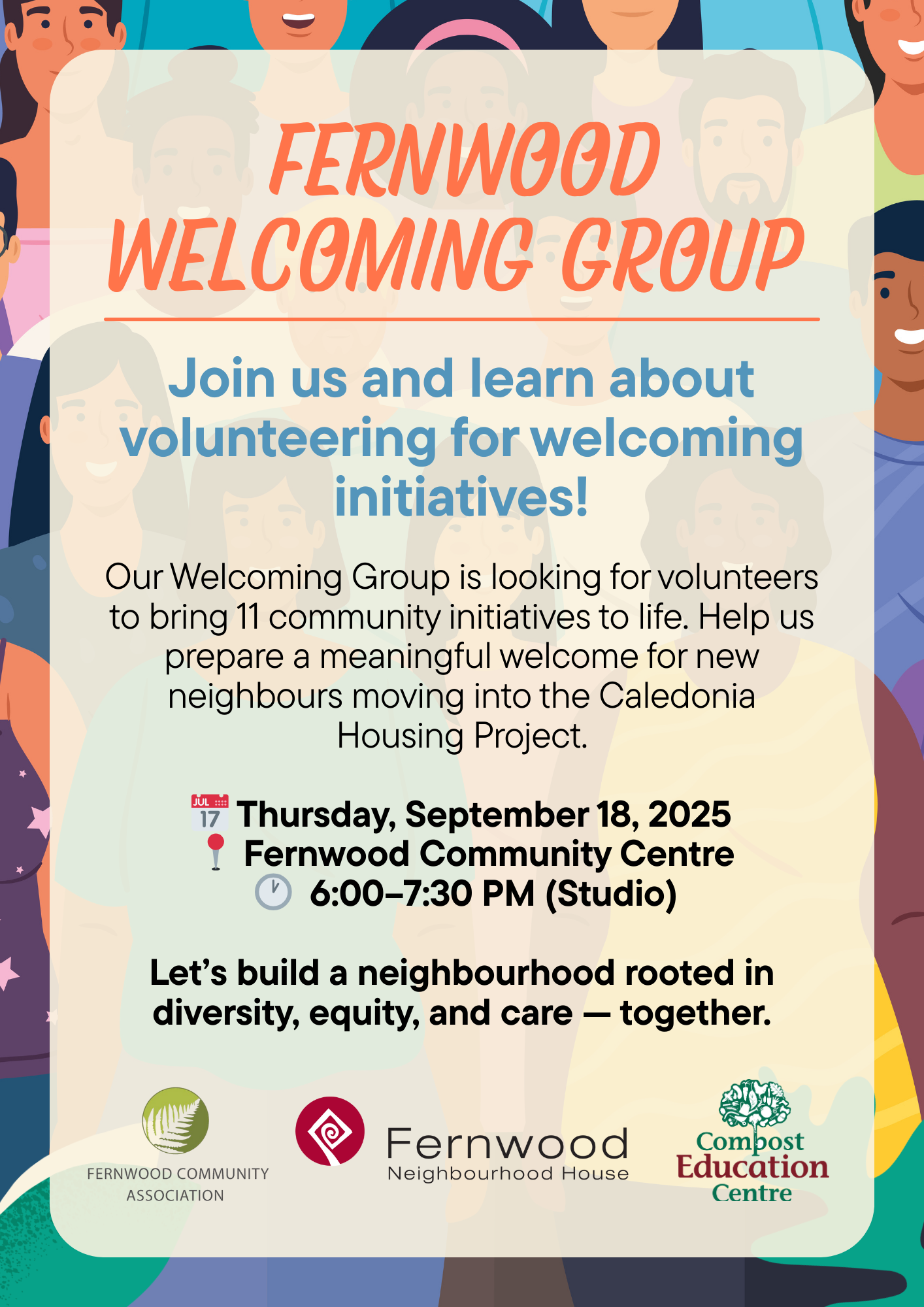 Fernwood NRG – Welcoming Group Volunteer Gathering